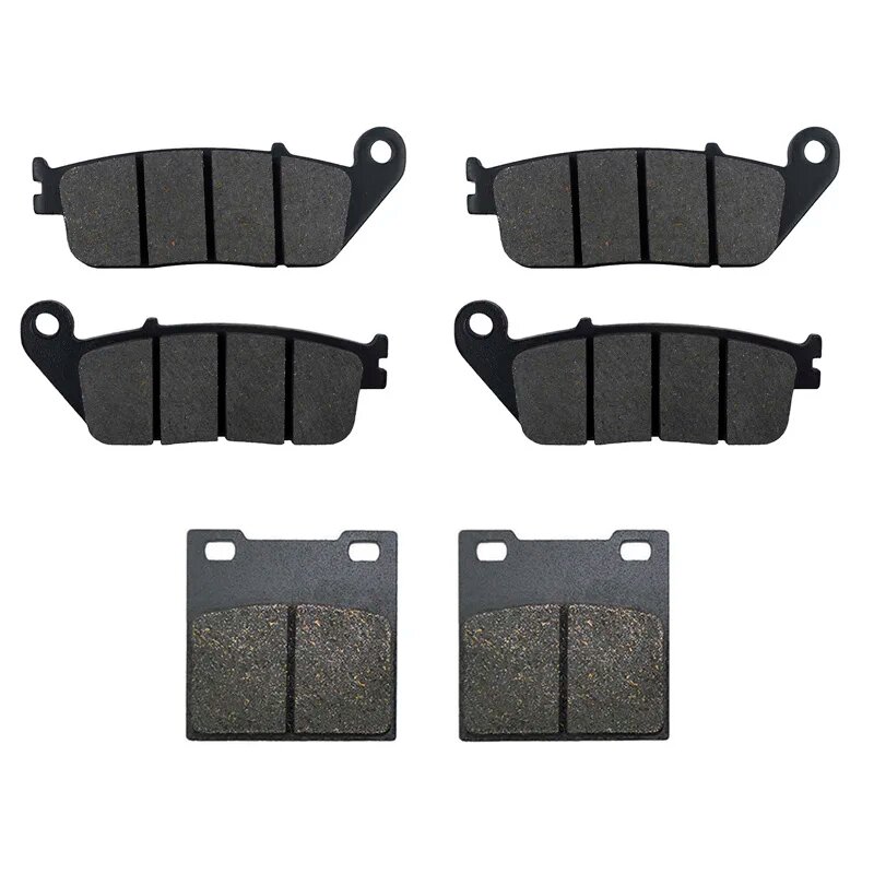 Мотоциклетные Передние Задние тормозные колодки для SUZUKI RF400V RF400R Черный, Front and Rear