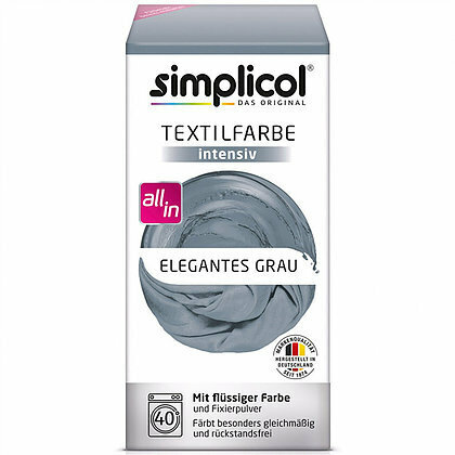 Simplicol Краска текстильная для одежды и тканей Серго цвета Intensiv, 150мл + 400гр