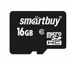Карта памяти Smartbuy MicroSDHC 16Gb Class 10 c адаптером SD
