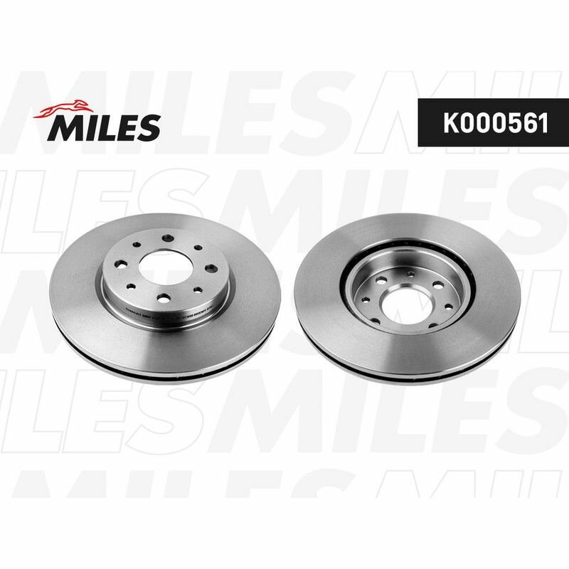 Диск тормозной передний MILES K000561 для а/м ALFA ROMEO, FIAT