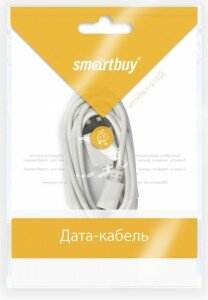 Дата-кабель Smartbuy USB - micro USB, длина 1,2 м, белый (iK-12c white)