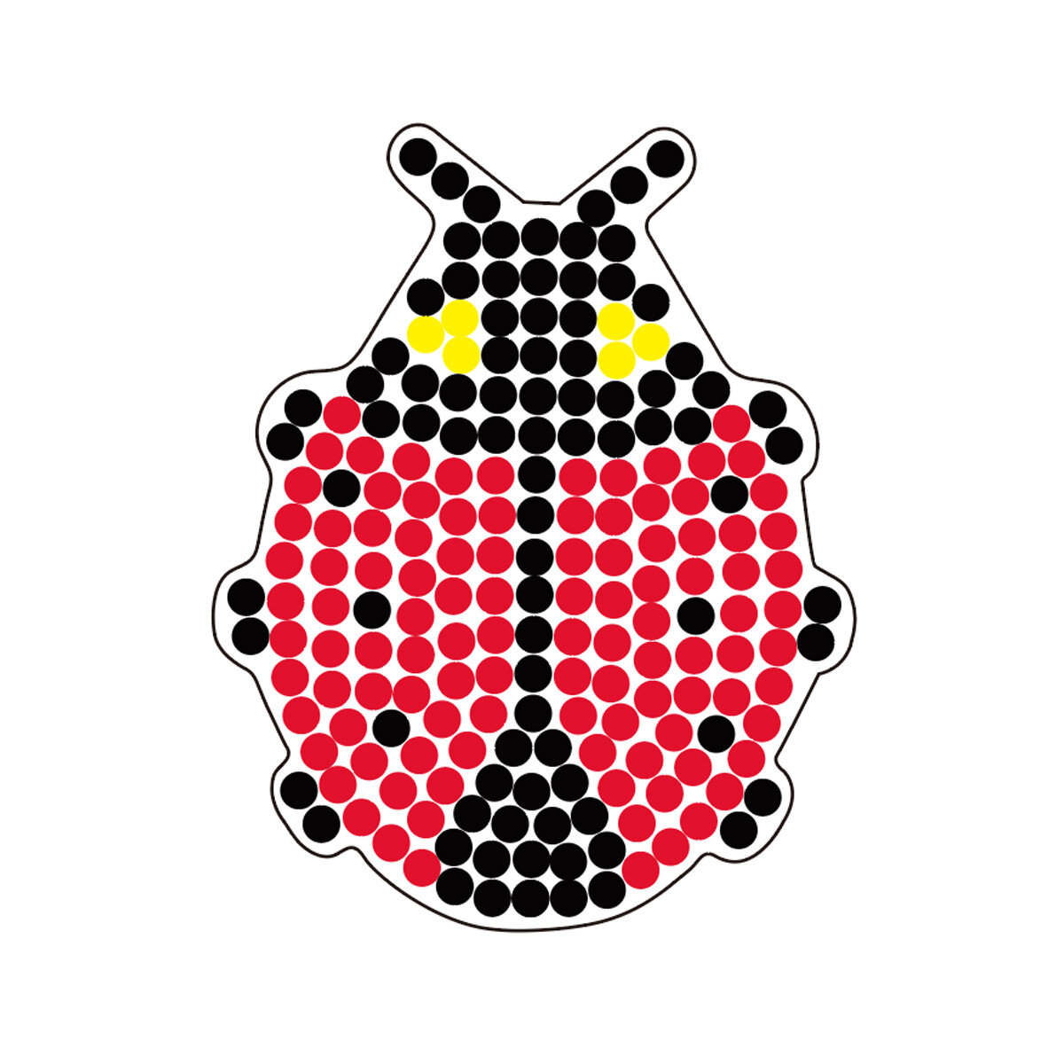 Hobbius TLS-01-QZ92 Термомозаика №13 Божья коровка - набор для творчества и экспериментов