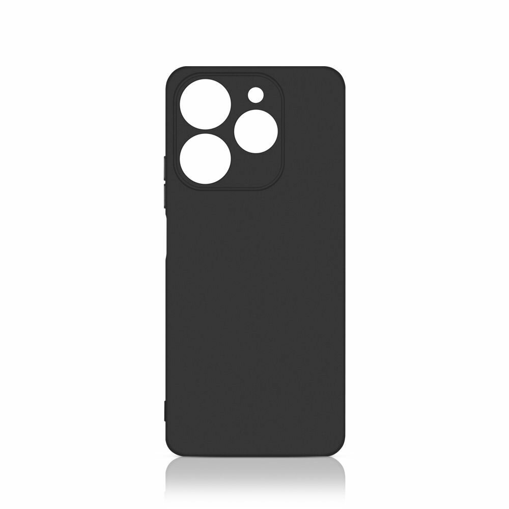 Силиконовый чехол для Tecno Spark 10 Pro DF tCase-20 Черный