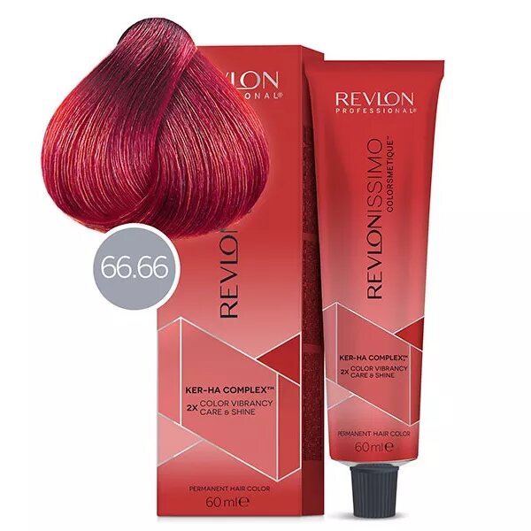 Краска для волос Revlon Professional Coloring Hair Revlonissimo Colorsmetique Care & Shine, Краситель с гиалуроновой кислотой перманентный. Перманентный Краситель с Гиалуроновой кислотой, Гарантия Результата Окрашивания + Уход за Волосами, 66.66