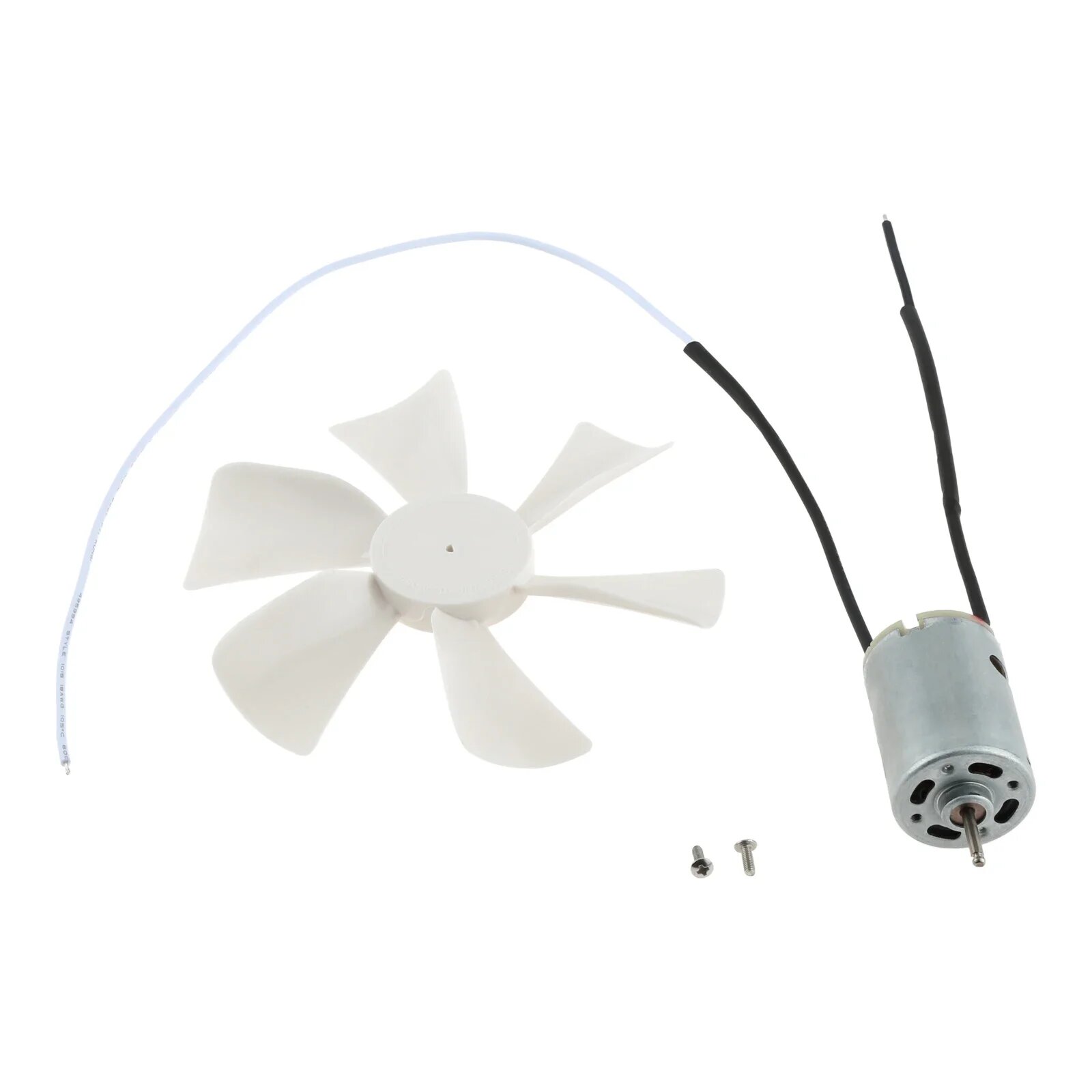 6 дюймовый RV вытяжной белый вентиляционный лопасть вентилятора с 12V D-валом двигатель вентилятора RV и 2 винта, замена для RV, ванной, кемпера, мобильного дома