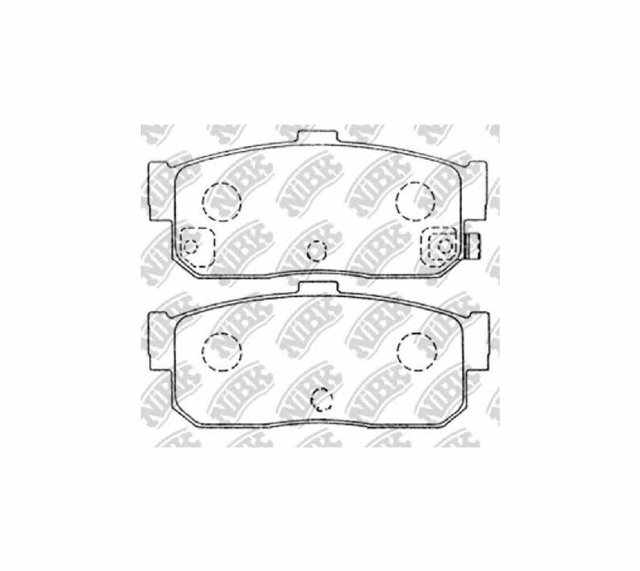 Колодки Nisshinbo PF2224 тормозные