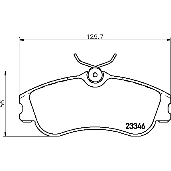 MINTEX mdb2067 (425213 / 425234 / 425333) колодки тормозные дисковые передн. Berlingo (Берлинго) (mf) Berlingo (Берлинго)