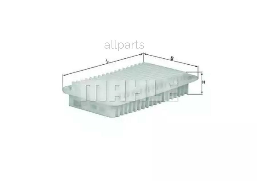 MAHLE LX1286 Фильтр воздушный SUBARU: BRZ 2.0i 16V 12- \ TOYOTA: AVENSIS (_T25_) 1.6-2.4i/VVT-i 03-08, COROLLA (_E12_) 1.4-1.8VVT-i/VVTL-i TS 02-07, MATRIX (_E13_) 1.8VVT-i 01-04