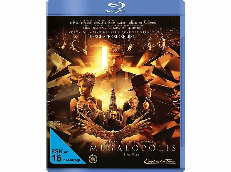 Мегалополис (новинка 2024) Blu-ray (блю рей) Фрэнсис Форд Коппола