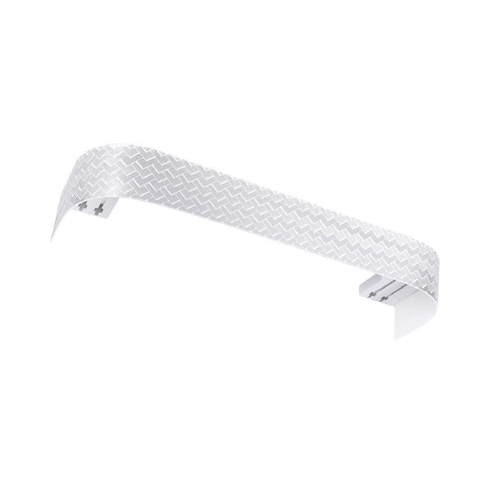 Потолочный карниз 2-рядный Кант с багетом белый-серебро 160 см