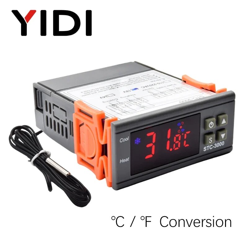 Терморегулятор YIDIELE STC-3000, 24V