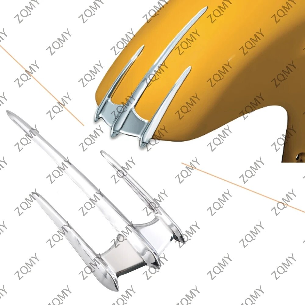 Переднее крыло для Honda Goldwing GL1800 F6B VTX1300 VTX1800, декоративная хромированная Накладка для мотоцикла, аксессуары из АБС-пластика, 1 шт.