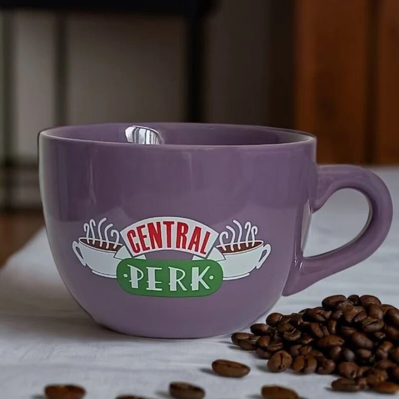 Кружка Friends Central Perk LanBeiJia фиолетовый/фиолетовый