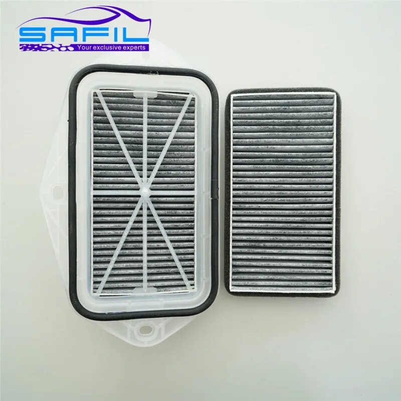 Внешний угольный фильтр с 3 отверстиями для салона Vw Sagitar CC Passat Magotan 2 Filters with Case