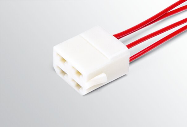 Разъем 4 контактный 6.3мм "мама" AX-373-01 (артикул AX37301)