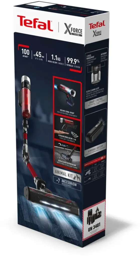 Вертикальный пылесос Tefal X-Force Flex 9.60 Animal TY2079WO