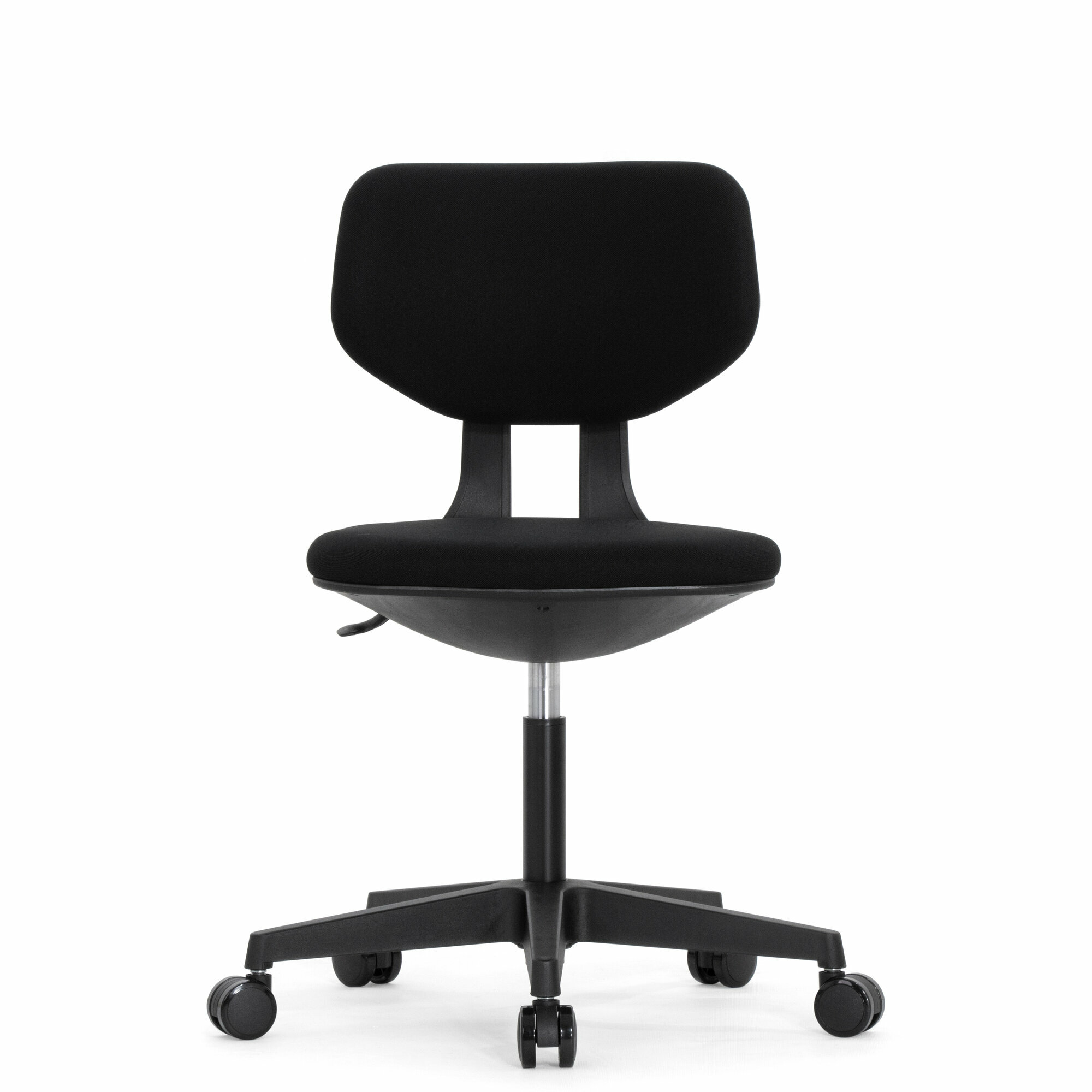 Стул мобильный Falto Rookie (регулируемая спинка, ткань, черный)