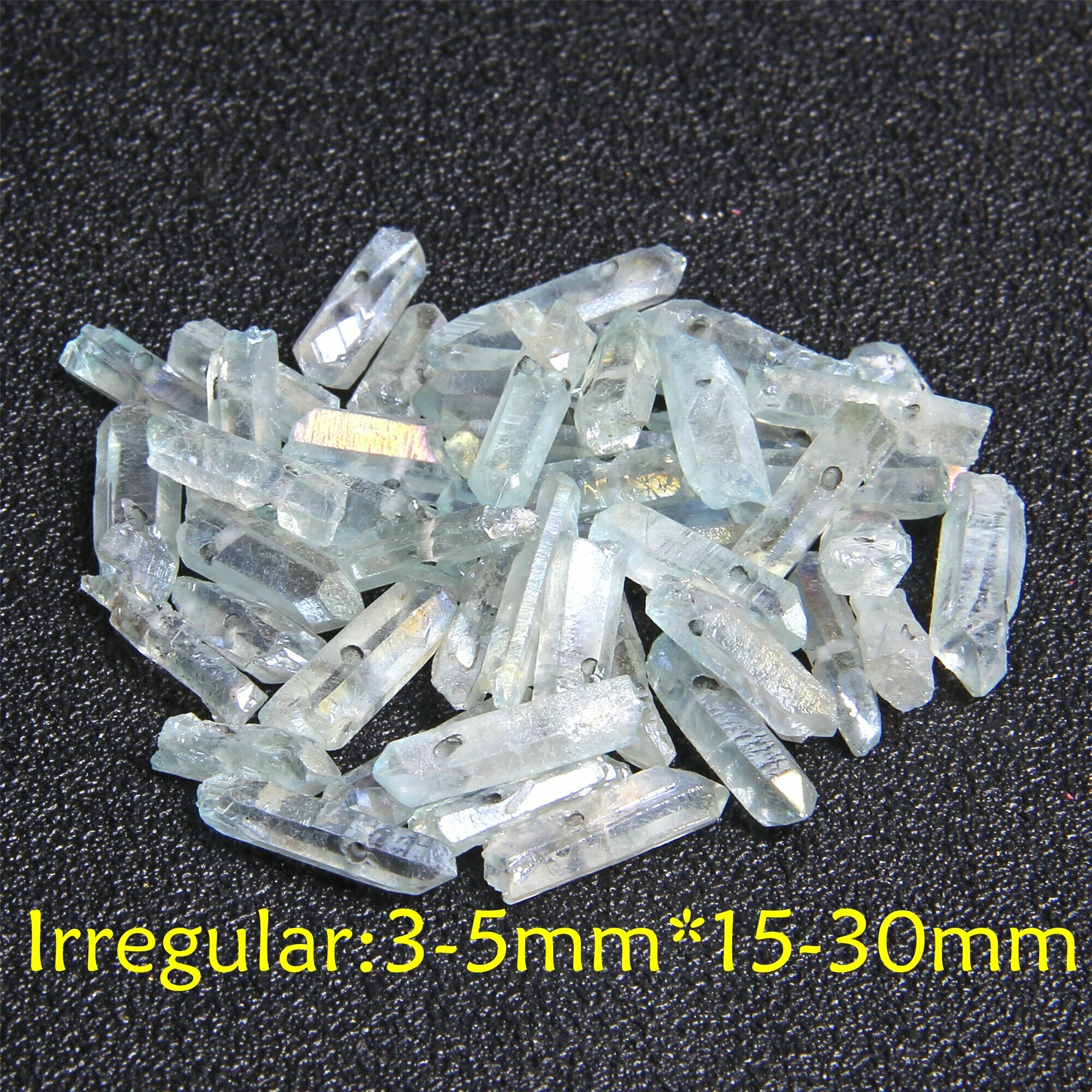 Кварцевые кристаллы Irregular:3-5mm*15-30mm, Цвет: NO.9