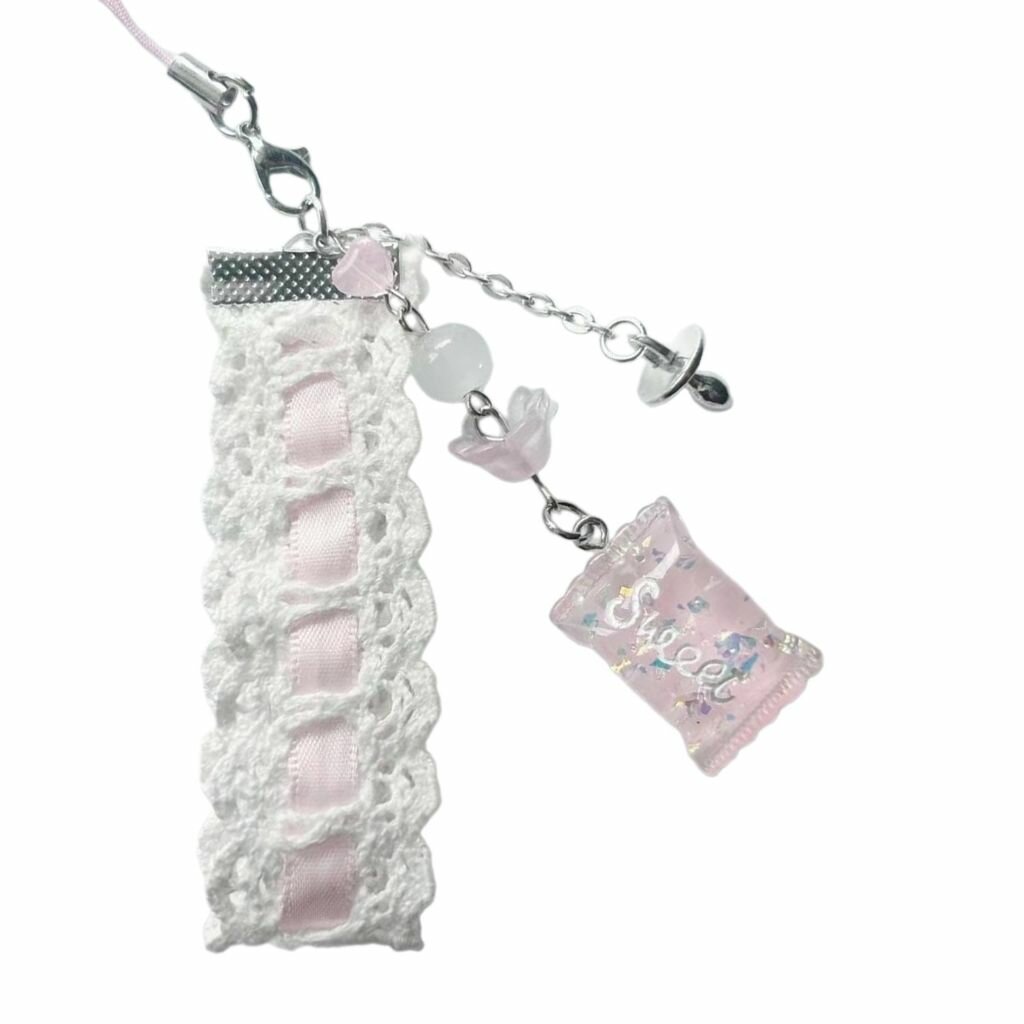 Брелок, Подвеска на цепочке для мобильного телефона в виде ракушки-синий-тип брелка