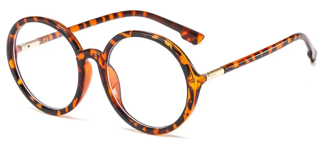 Винтажные круглые очки для близорукости для женщин и мужчин с защитой от синих лучей, игровые компьютерные очки, прозрачная оправа для очков минус -0,5 до -6,0