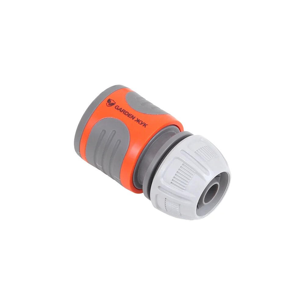 Коннектор 1/2" Garden Жук 4660254323056 стандартный пластиковый соединитель для наружного полива без автостопа