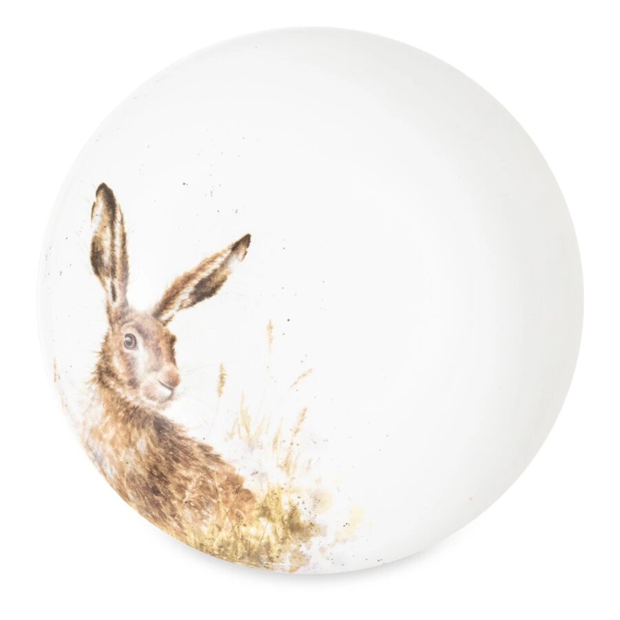 Тарелка для пасты Royal Worcester Забавная фауна Заяц 22 см, фарфор костяной