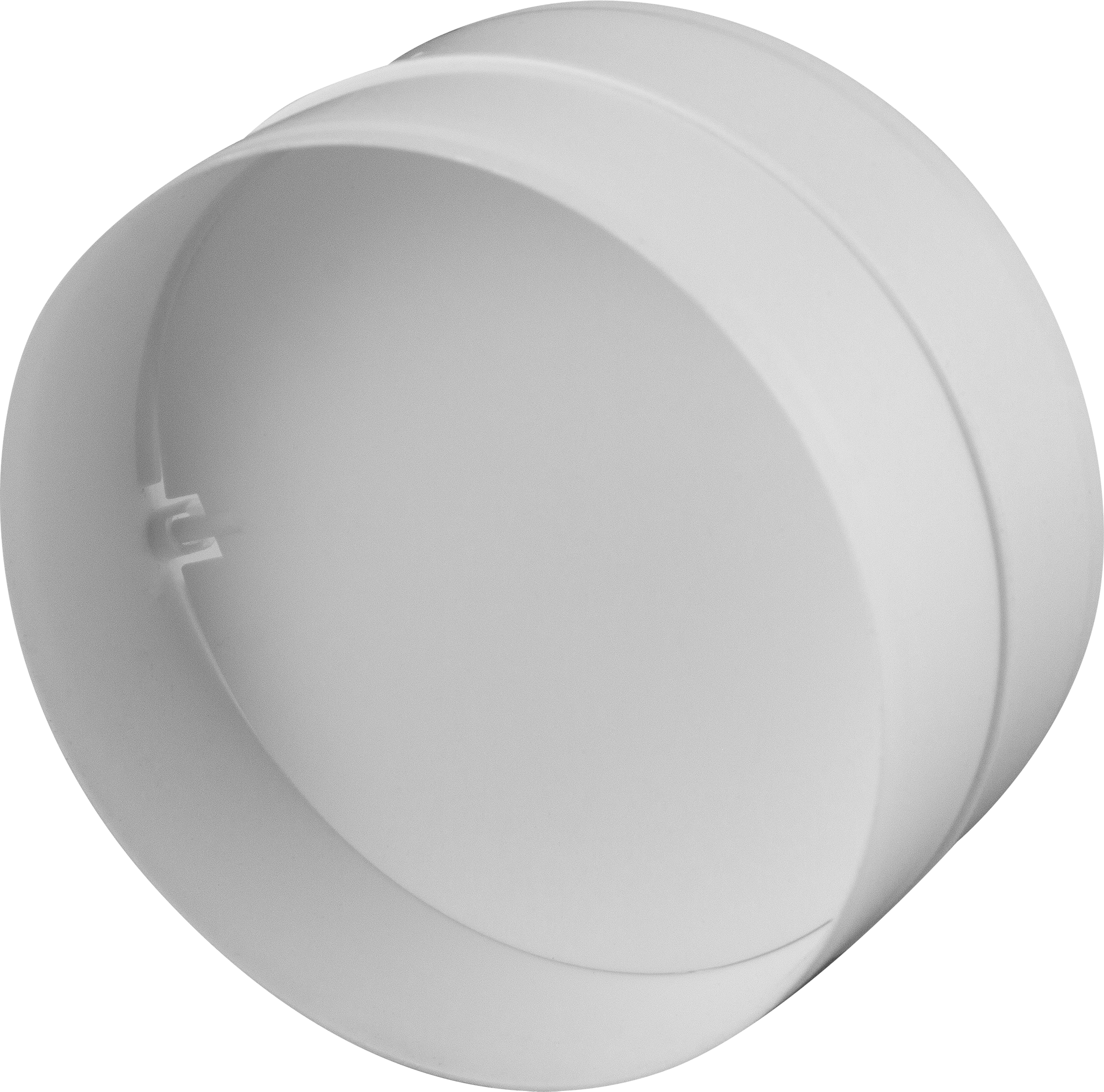 Соединитель для круглых воздуховодов с обратным клапаном Equation D125 мм пластик