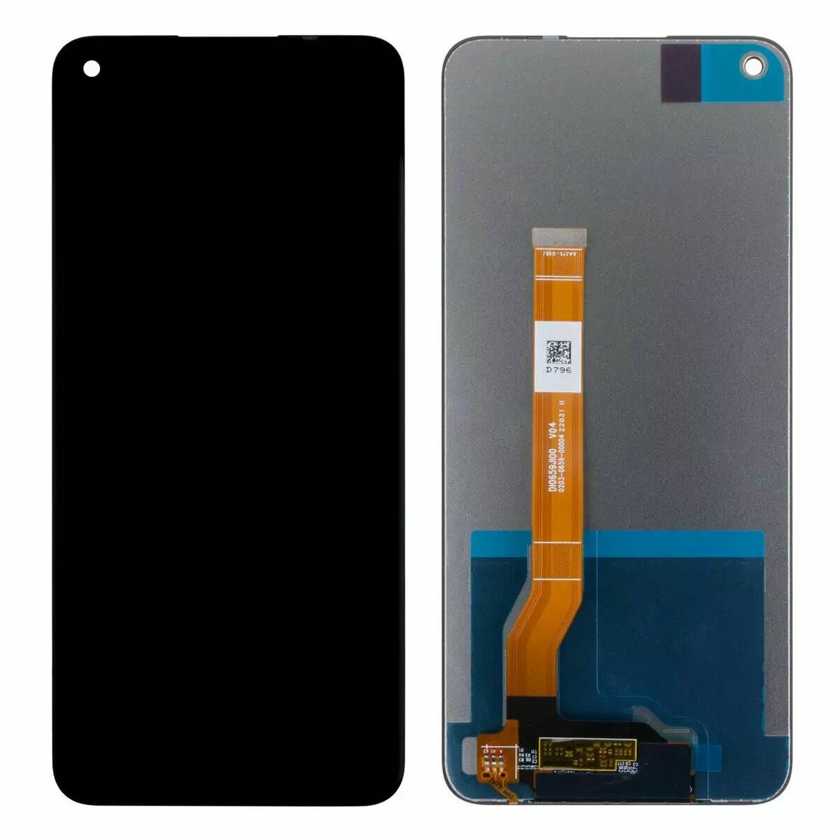 Дисплей для Realme 9 Pro/Q5 (RMX3472) в сборе с тачскрином Черный - Оптима