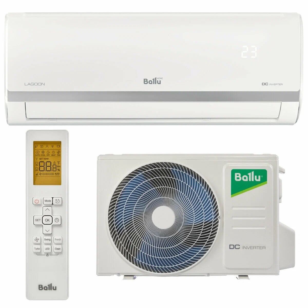 Сплит-система инверторного типа Ballu Lagoon DC BSDI-07HN1_22Y комплект