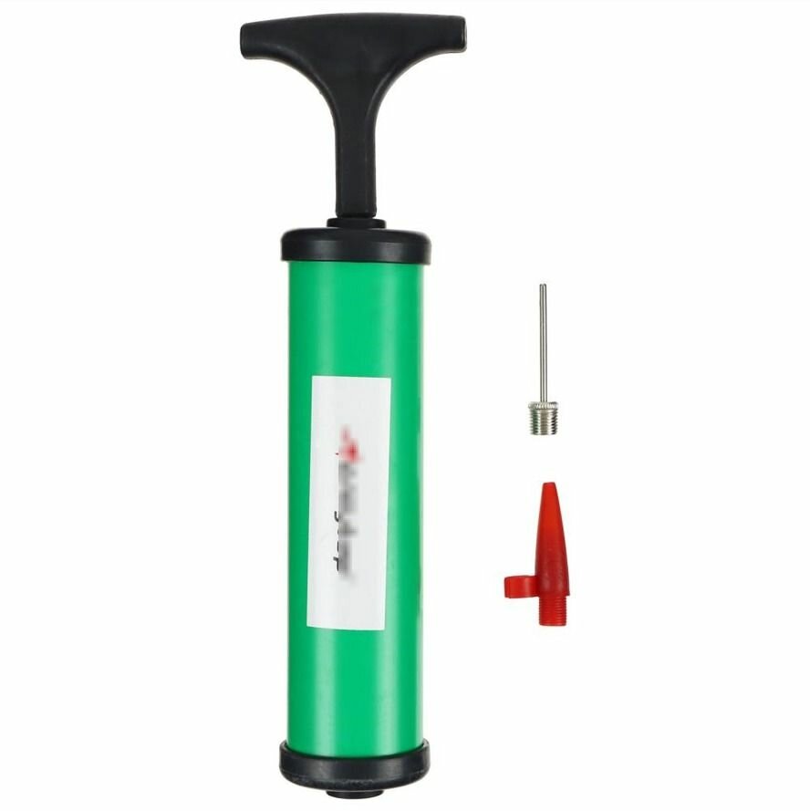 Насос ручной для мячей, 23 см, с 2 насадками