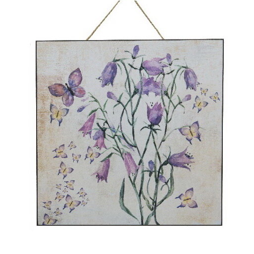 Деревянное панно Прованс - Озорные Колокольчики 24*24 см, Kaemingk, 879869-4