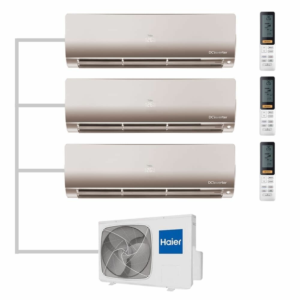 Мульти сплит-система настенная Haier AS35S2SF2FA-Gх3/3U70S2SR5FA Inverter