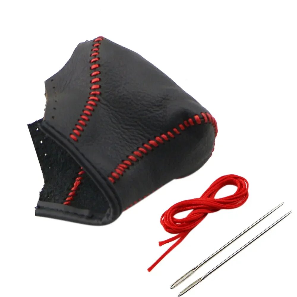 Аксессуары для KIA Sportage Rio 4 2017 2018 K2 K5 KX5, чехол из коровьей кожи с ручкой переключения передач, чехол для KIA Sportage Rio 4, аксессуары Красный