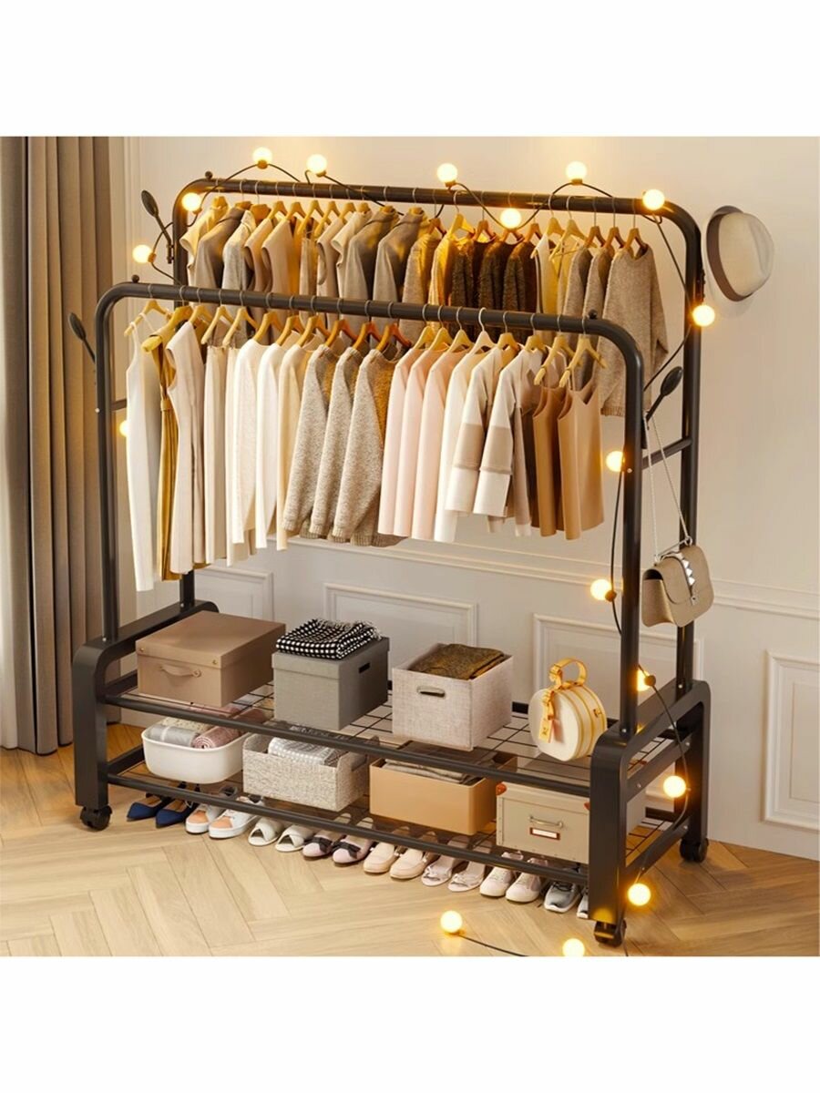 Вешалка-рейл напольная