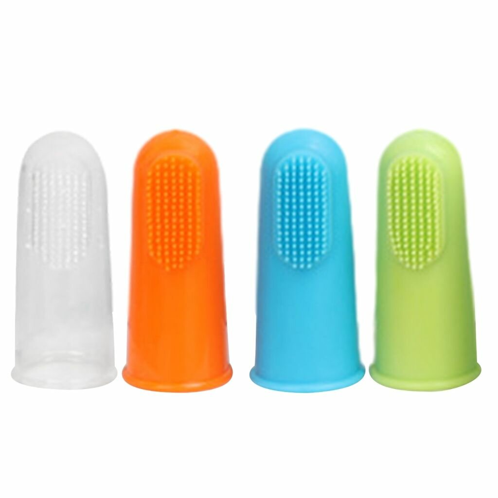 1 набор из 4 зубных щеток, наборы для ухода за кошачьими и собачьими пальцами