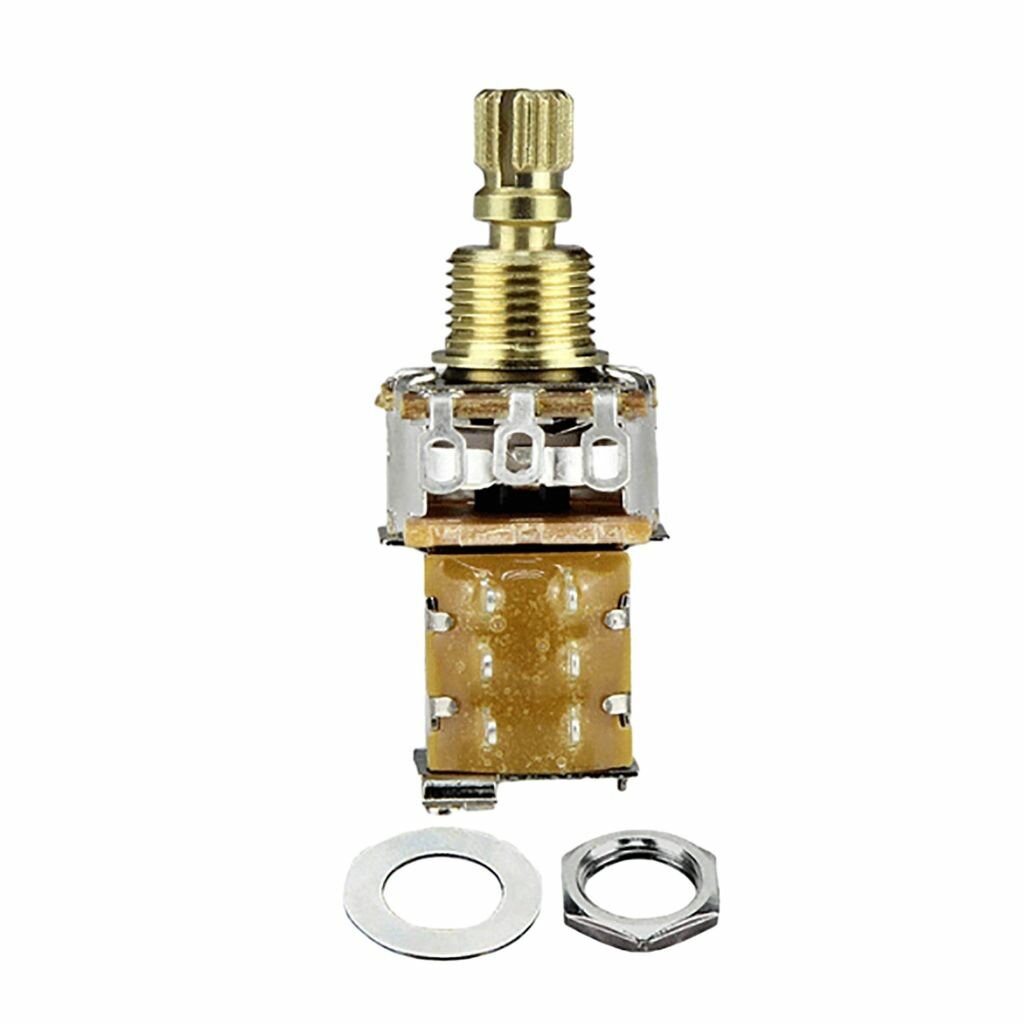 A250K B250K A500K B500K Мини-потенциометр с линейным конусом, горшки разделенным валом, набор для управления гитарой