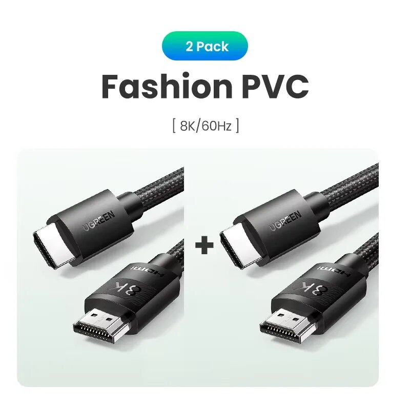 Кабель HDMI 2.1 UGREEN 8K/60Hz для Xiaomi Mi Box PS5 5m