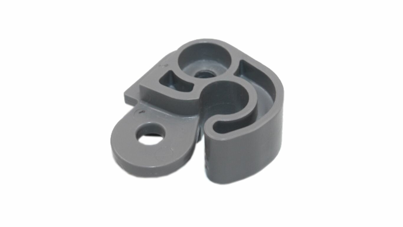 Фиксатор двери (левый) для холодильного отделения Indesit 345404, 628301 (снято с гарантийной техники)