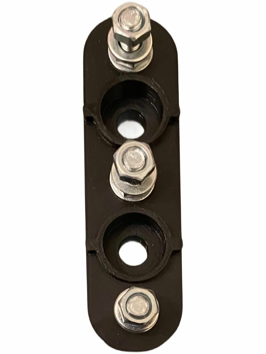 Колодка клеммная для электродвигателя, 78мм. х 22мм, 3 контакта