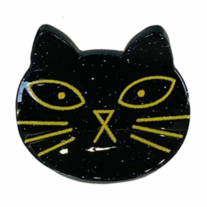 Тыквенные заколки-крабы для волос, - котенок