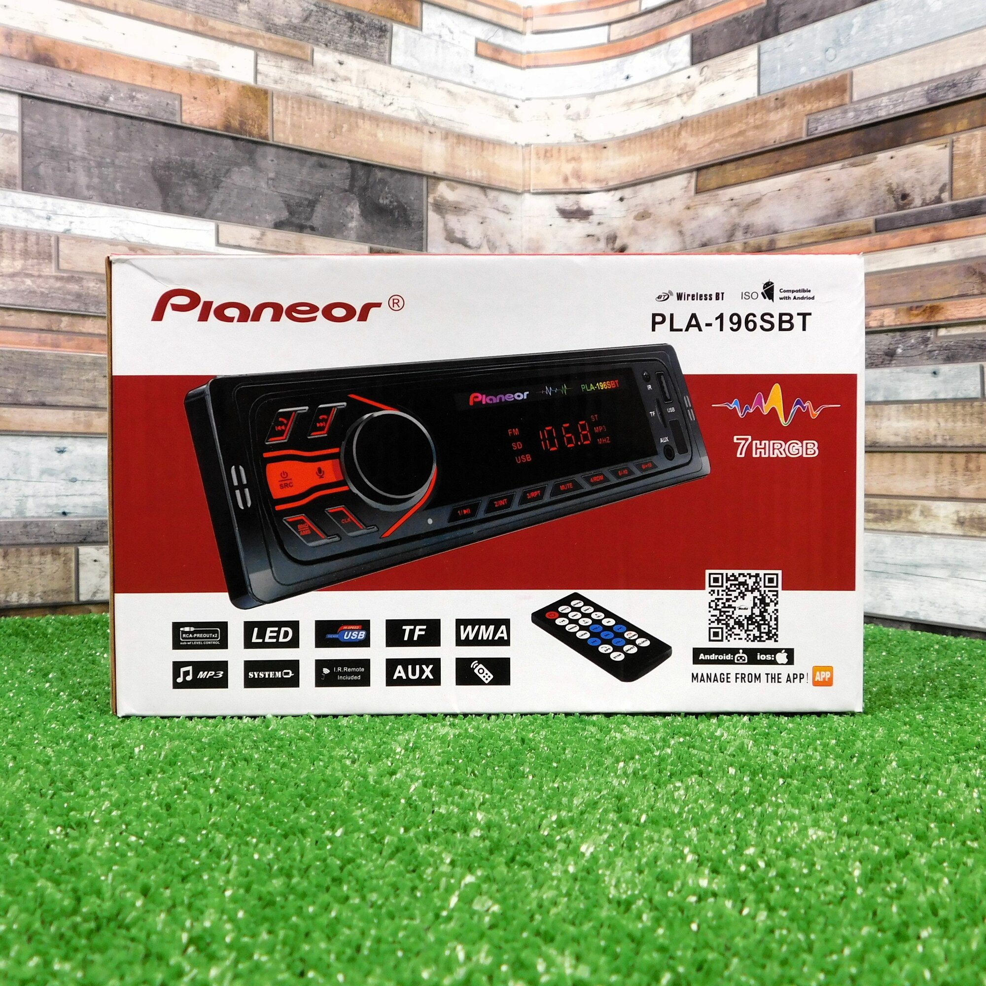 Автомобильная магнитола, многофункциональный MP3 плеер Planeor PLA-196SBT