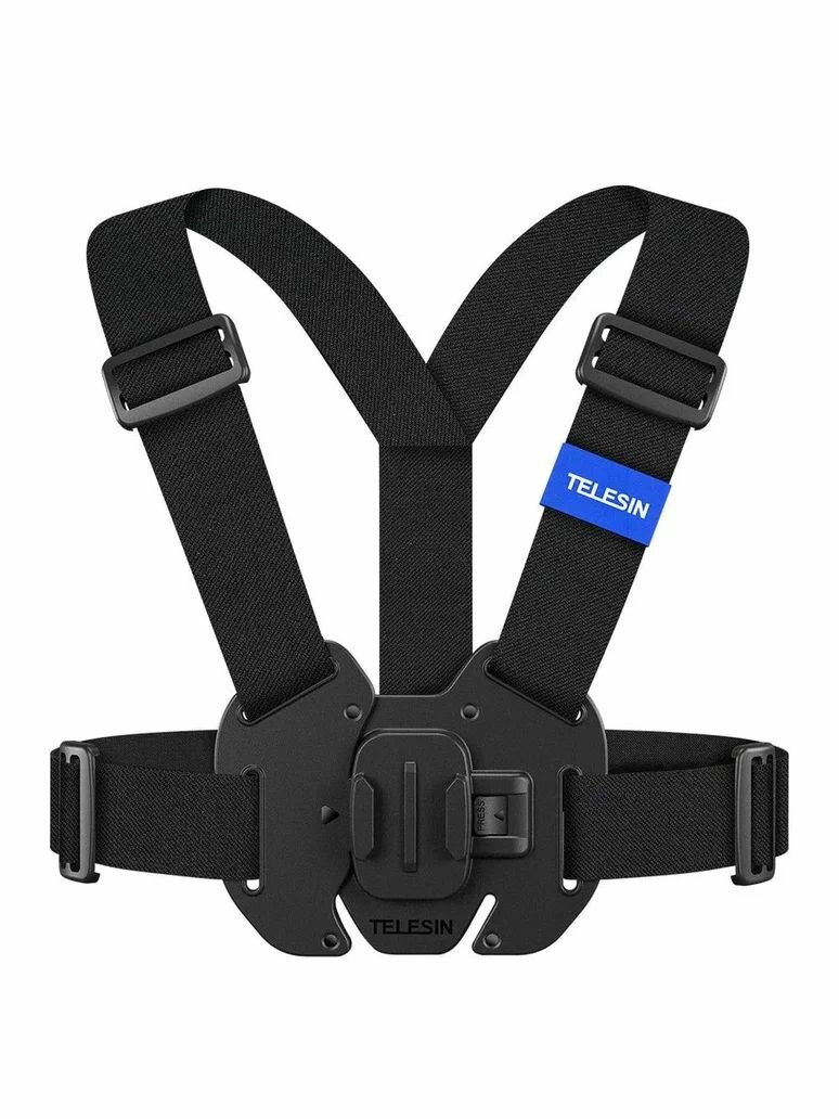Крепление на грудь Telesin для GoPro, DJI Action с быстросъёмной платформой
