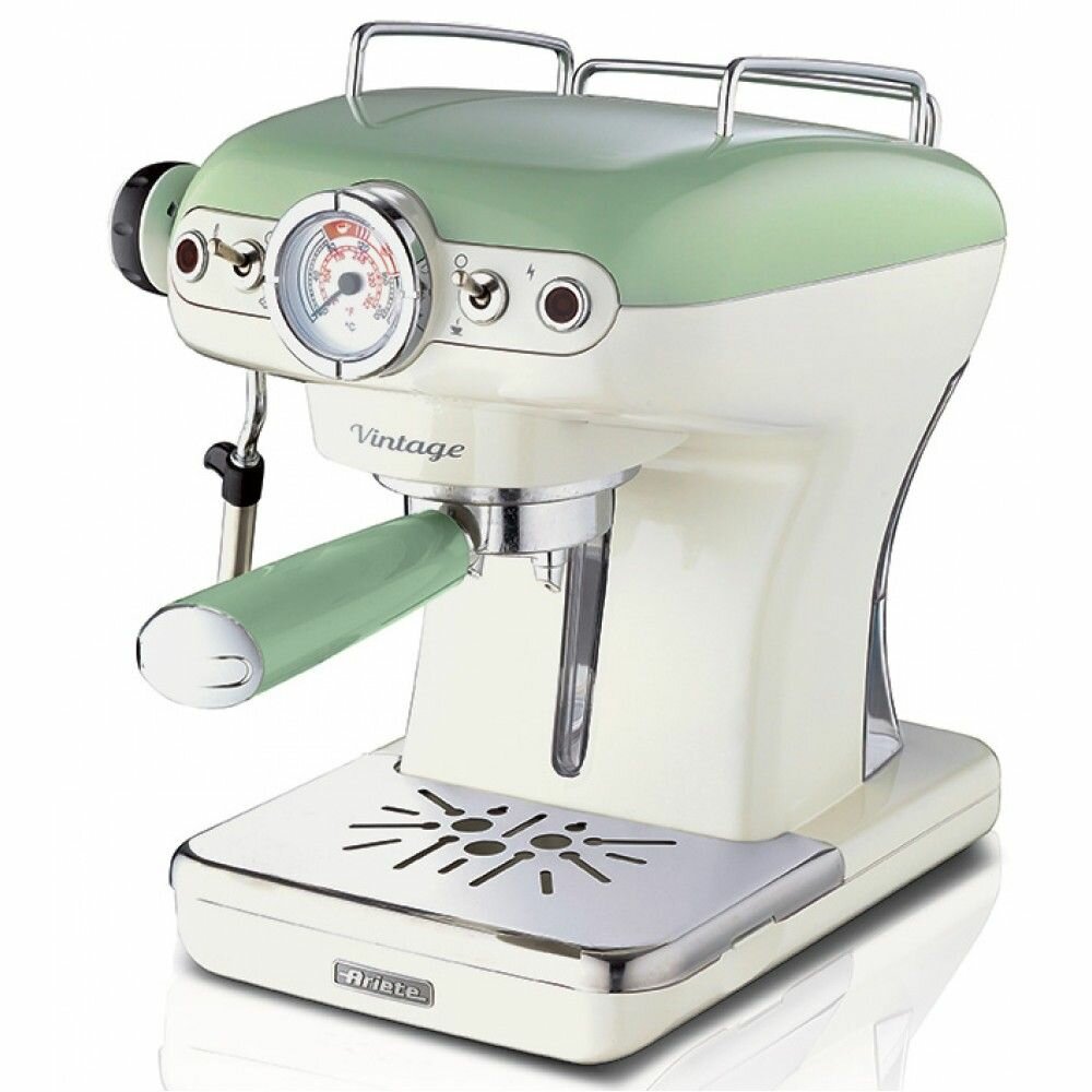 Кофеварка рожковая Ariete 1389 Vintage зеленый