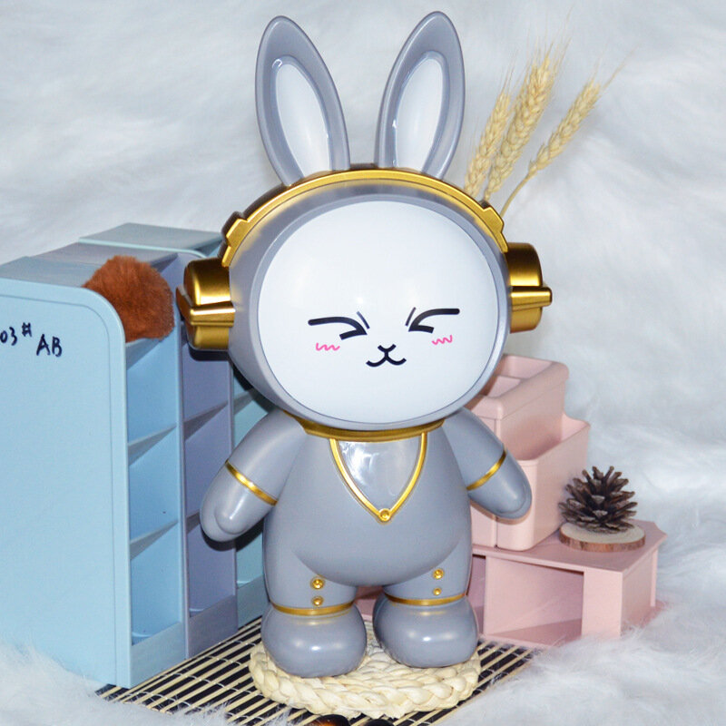 Креативная милая большая очаровательная копилка в виде кролика, милая маленькая копилка в виде кролика и медведя, интернет-знаменитость, новый большой размер, подарок для мальчиков и девочек
