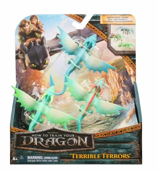 Набор из трез драконов жуткая жуть из мультфильма Dreamworks Как приручить дракона 10 см