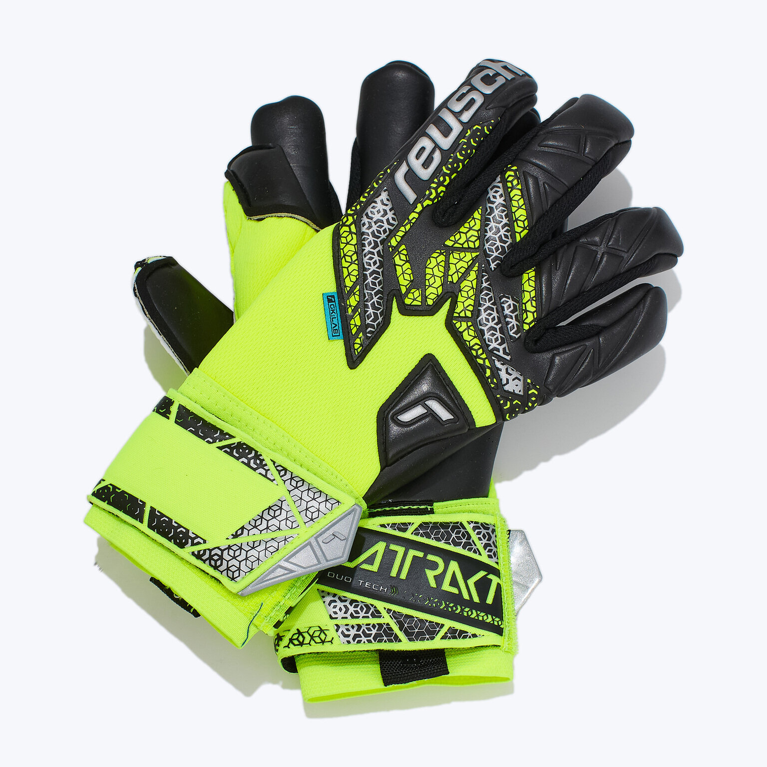 Перчатки вратарские Reusch Attrakt Duo 5570025-2025, размер 10.5 (10.5 Размер ), Желтый - Черный