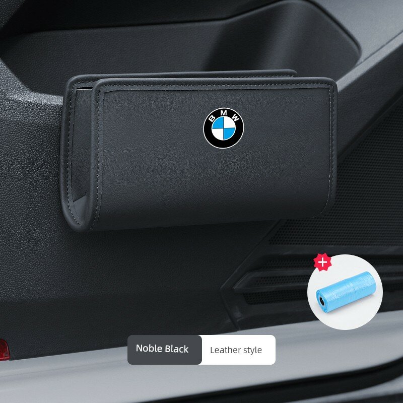 BMW Органайзер для двери, Кожа черный, Одна штука для хранения в салоне автомобиля - Элегантный и прочный