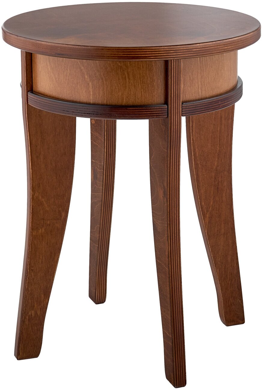 Табурет Line Group "Тёмный орех", максимальная нагрузка 120кг, 34х34х44.5 см