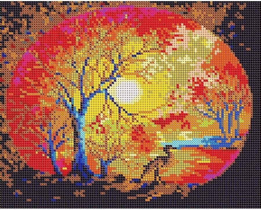 Картина бисером Закат