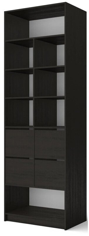 Гардеробная система, модуль Харбен 15, Легкомаркет, 80-50-220, полки, с ящиками, венге